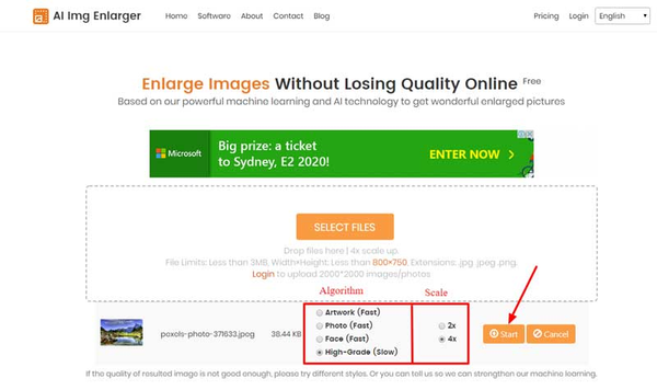 How to Increase Image Size and Resolution Online Free